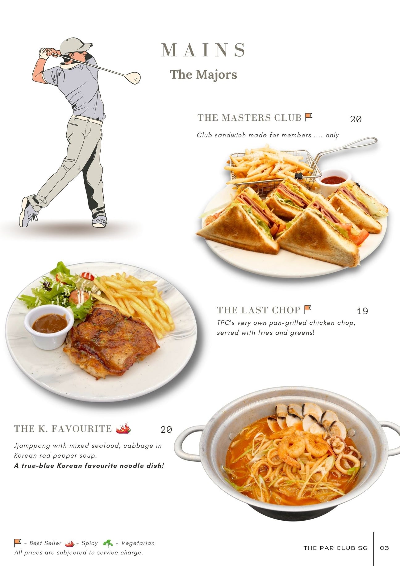Menu – The Par Club Singapore