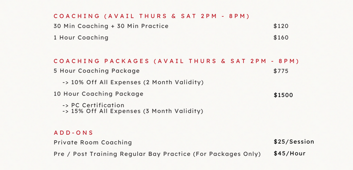 Coaching – The Par Club Singapore