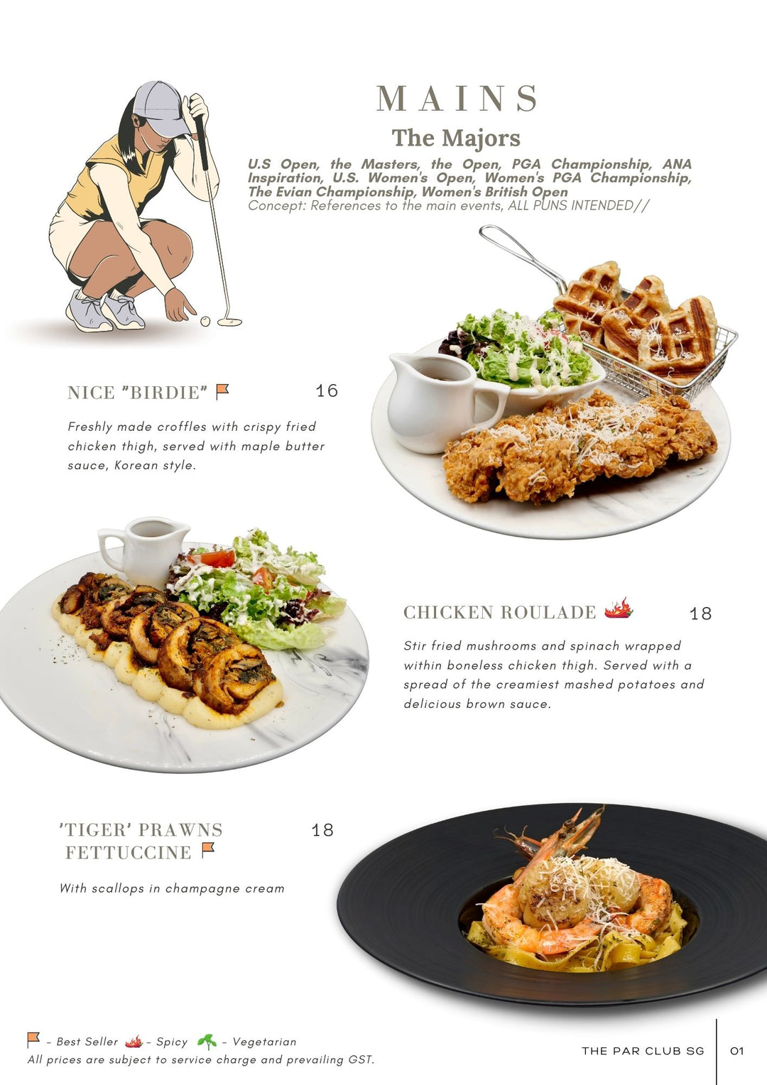 Menu – The Par Club Singapore